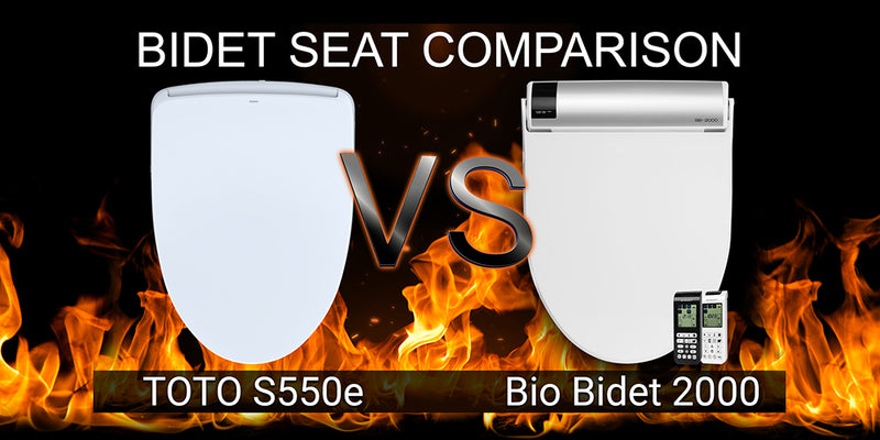 TOTO S550e Washlet vs Bio Bidet BB-2000 Bliss: Bidet Toilet Seat Compa