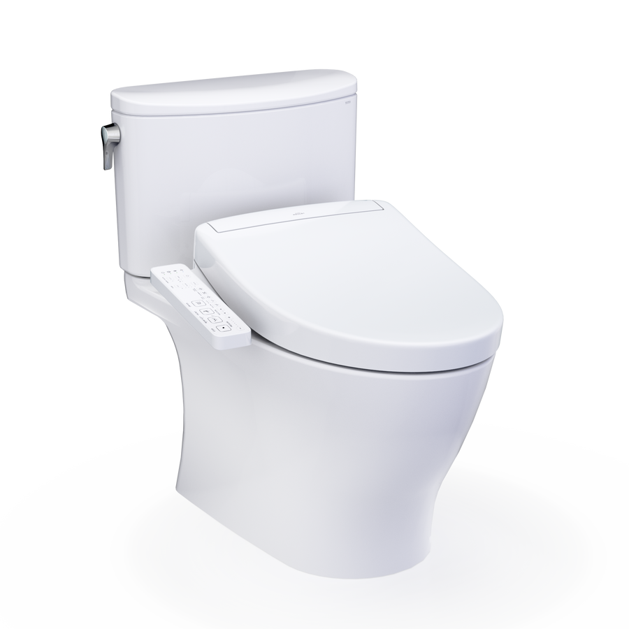 TOTO WASHLET+ Nexus Two-Piece Elongated 1.28 GPF Toilet with S2 Bidet