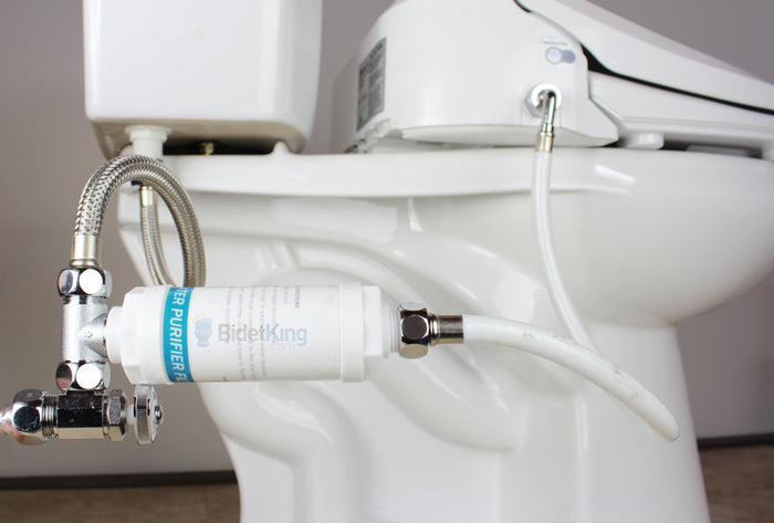 Bidet T-Valve for Skirted Toilets | BidetKing.com